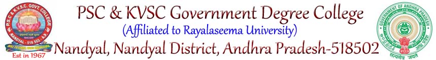 PSC & KVSC Govt. Degree College